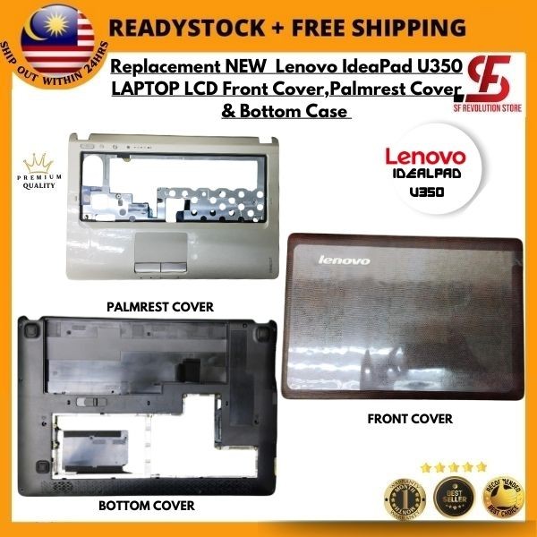 Replacement NEW Lenovo IdeaPad U350 LAPTOP LCD Front Cover,Palmrest ...