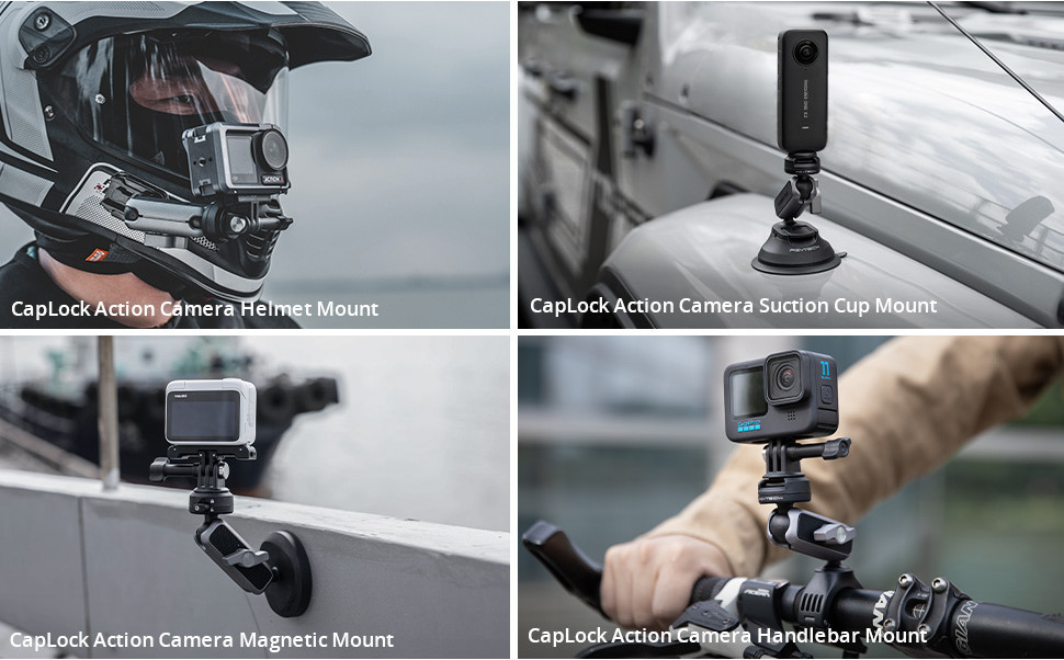 PGYTECH CapLock Action Camera Ball-Head Quick Release Set | Shopee Malaysia