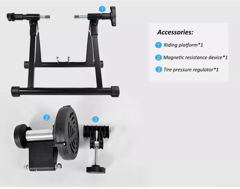 ROCKBROS Bicycle Trainer Magnetic Resistance MTB Roller Trainer ...