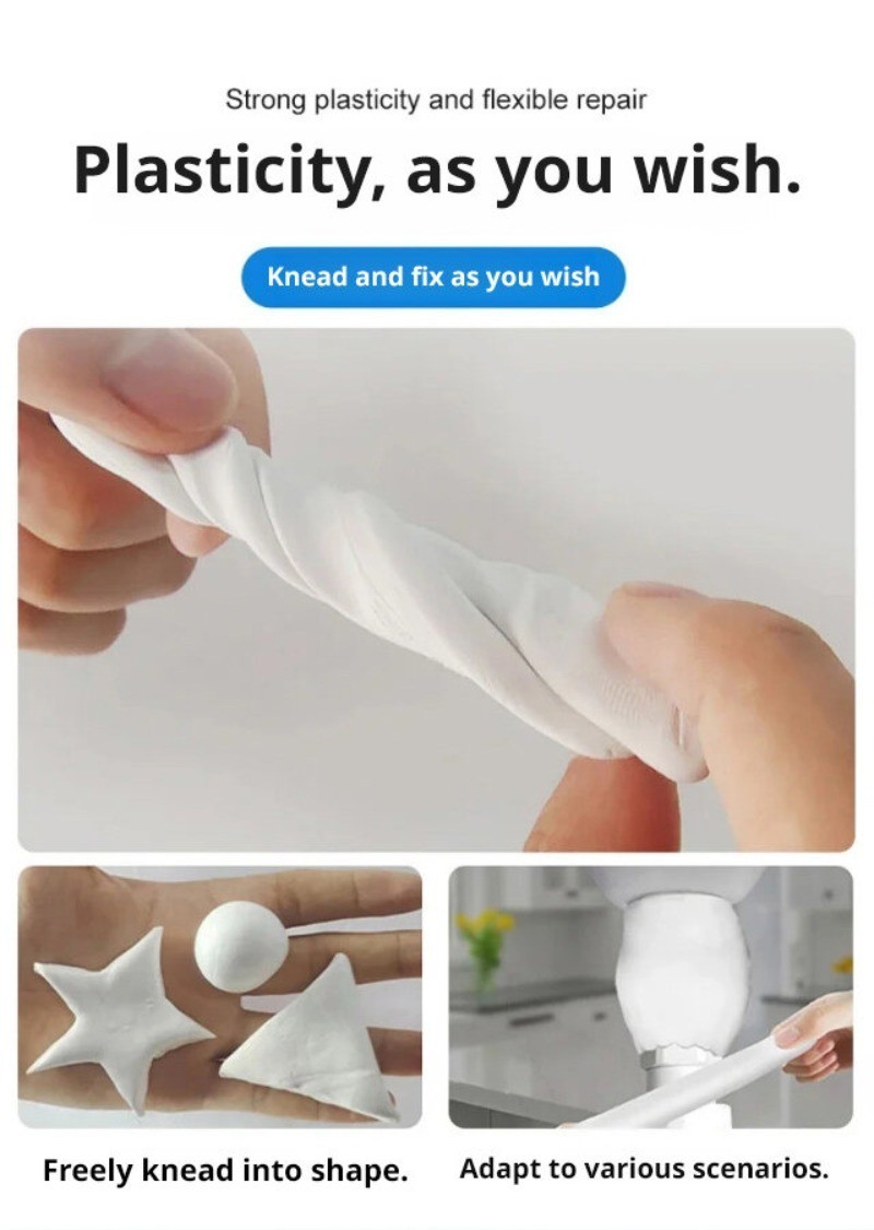 Steel Epoxy Putty Pipe Leak Repair Waterproof Adhesive | Plastic Steel ...