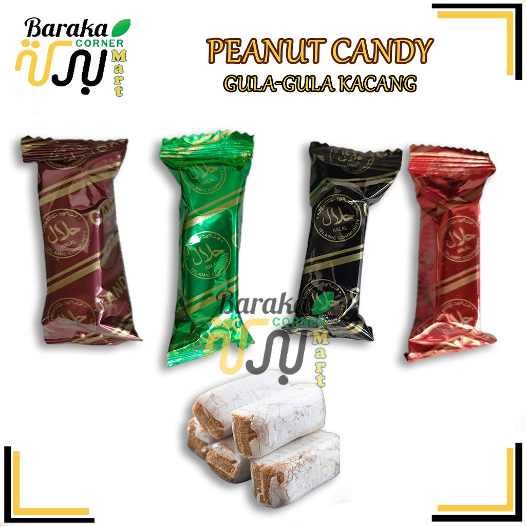 Gula-gula Kacang Tumbuk Sedap Peanut Candy Barley | Biskut Barli Kuih ...