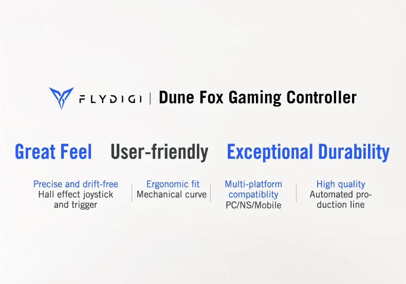 Flydigi Dune Fox Wireless Gaming Controller Gamepad Trigger Smart ...