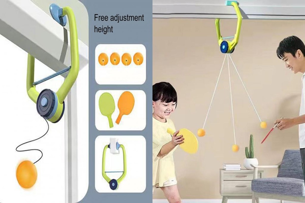 {downey} Solo Table Tennis Practice Tool Adjustable Rope Ping Pong ...