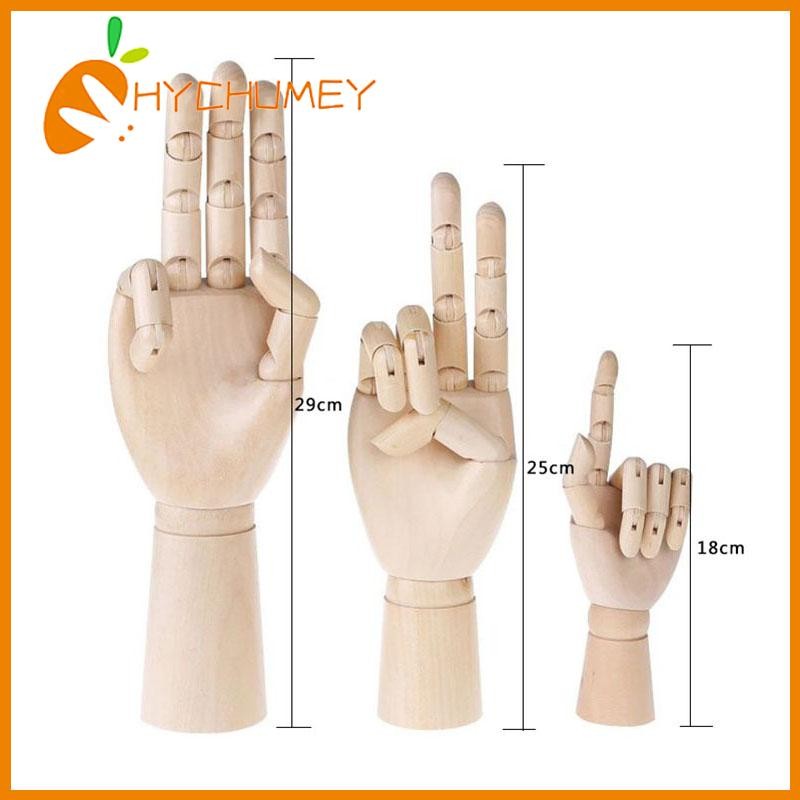Authentic Right Wooden Left Hand Model For Sketching Drawing With ...