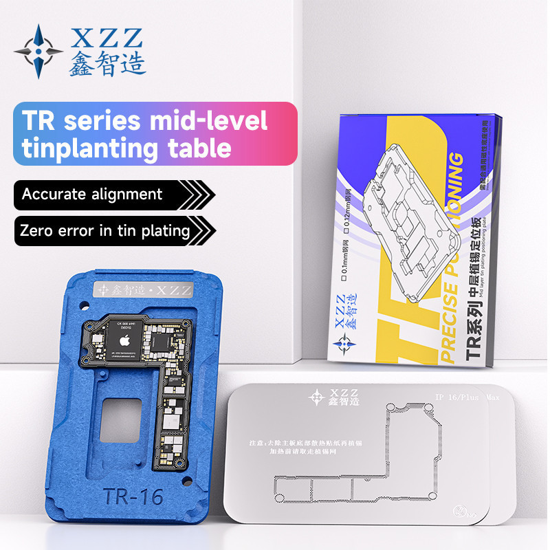 XZZ XINZHIZAO TR Motherboard Middle Layer Board Plant Tin Platform 3D BGA Reballing Stencil for ...