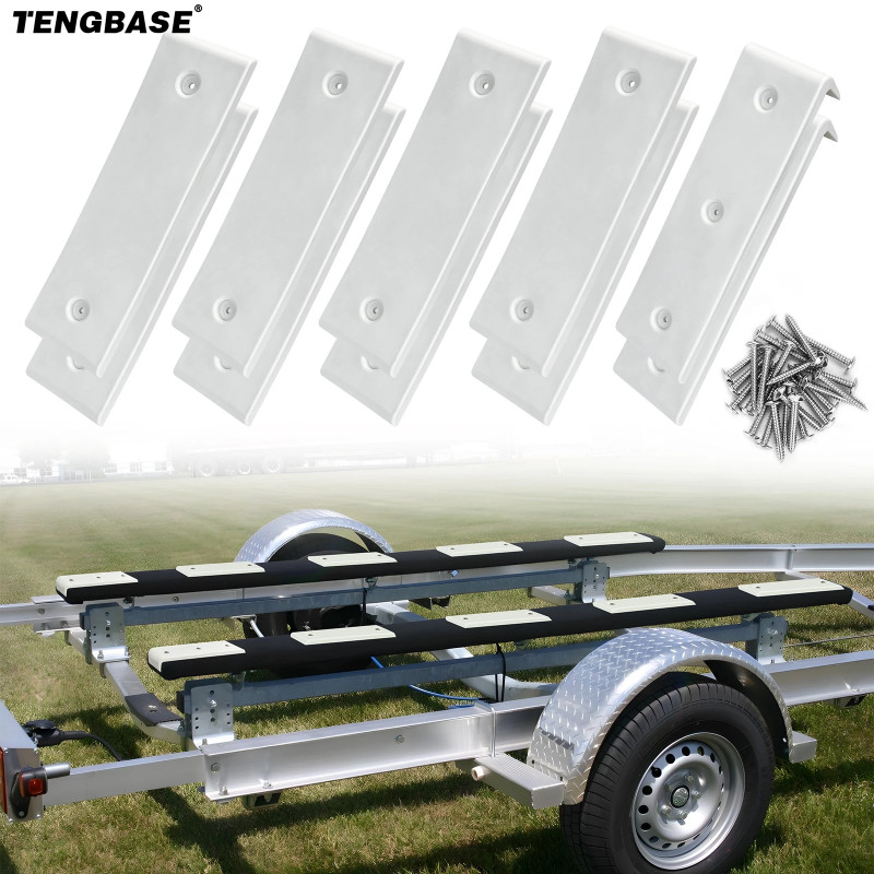 Boat Trailer Bunk Slide Pads and Boat Trailer Glide Bunk Enders For ...