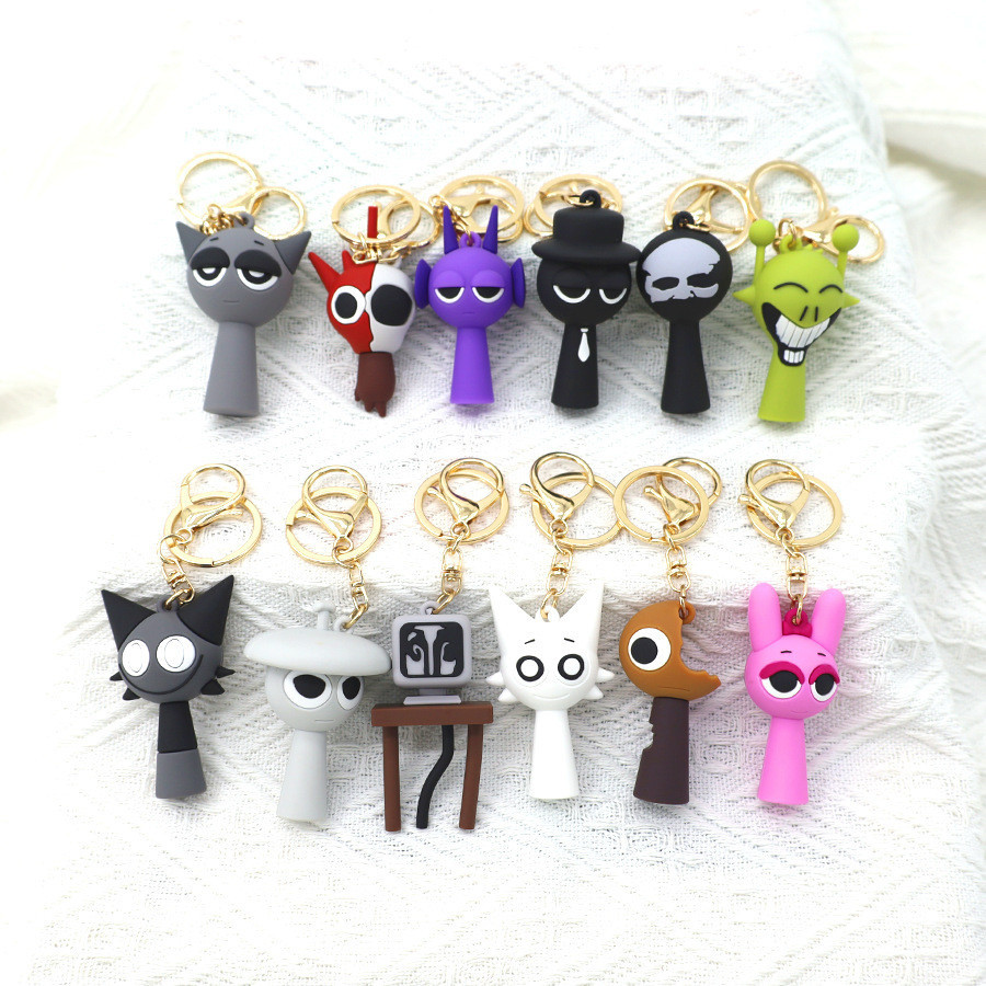 Sprunki Incredibox Sprunki Keychain Sprunki Pendant Gift For Kids ...