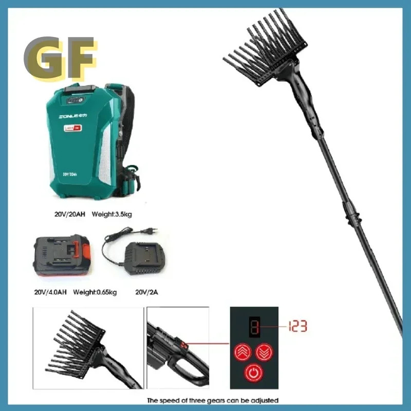 20V Agriculture Equipment Mini Harvester Electric Olive Picker Machine ...