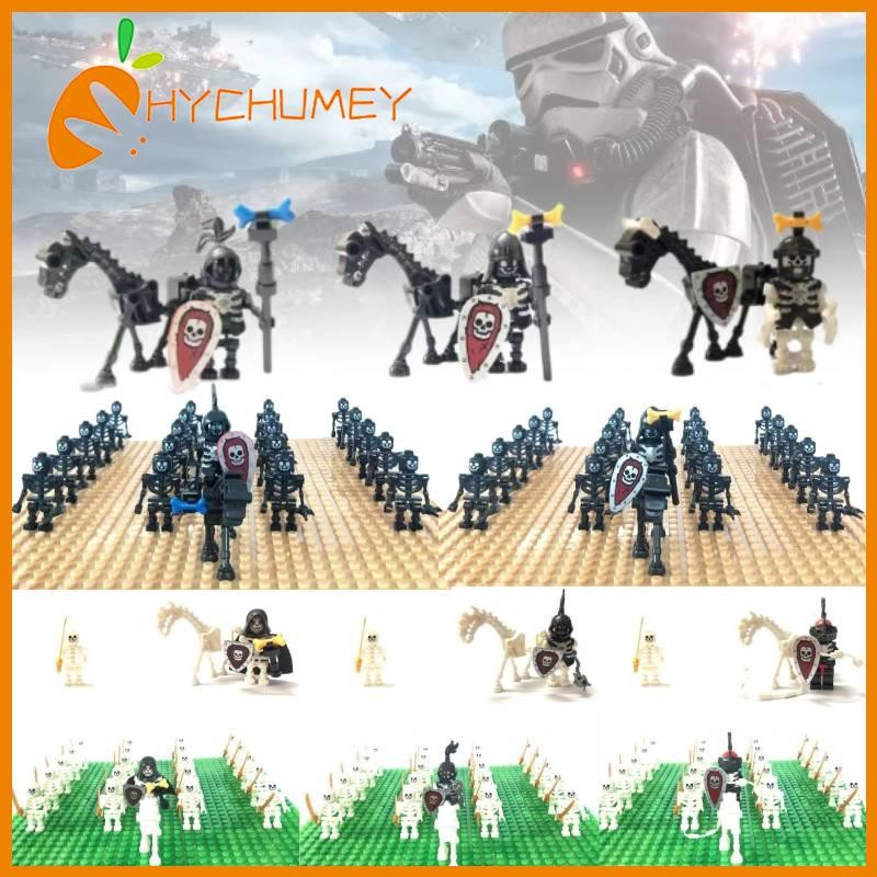 Miniature Knight Skeleton Compatible Building Block Figures For Kids ...