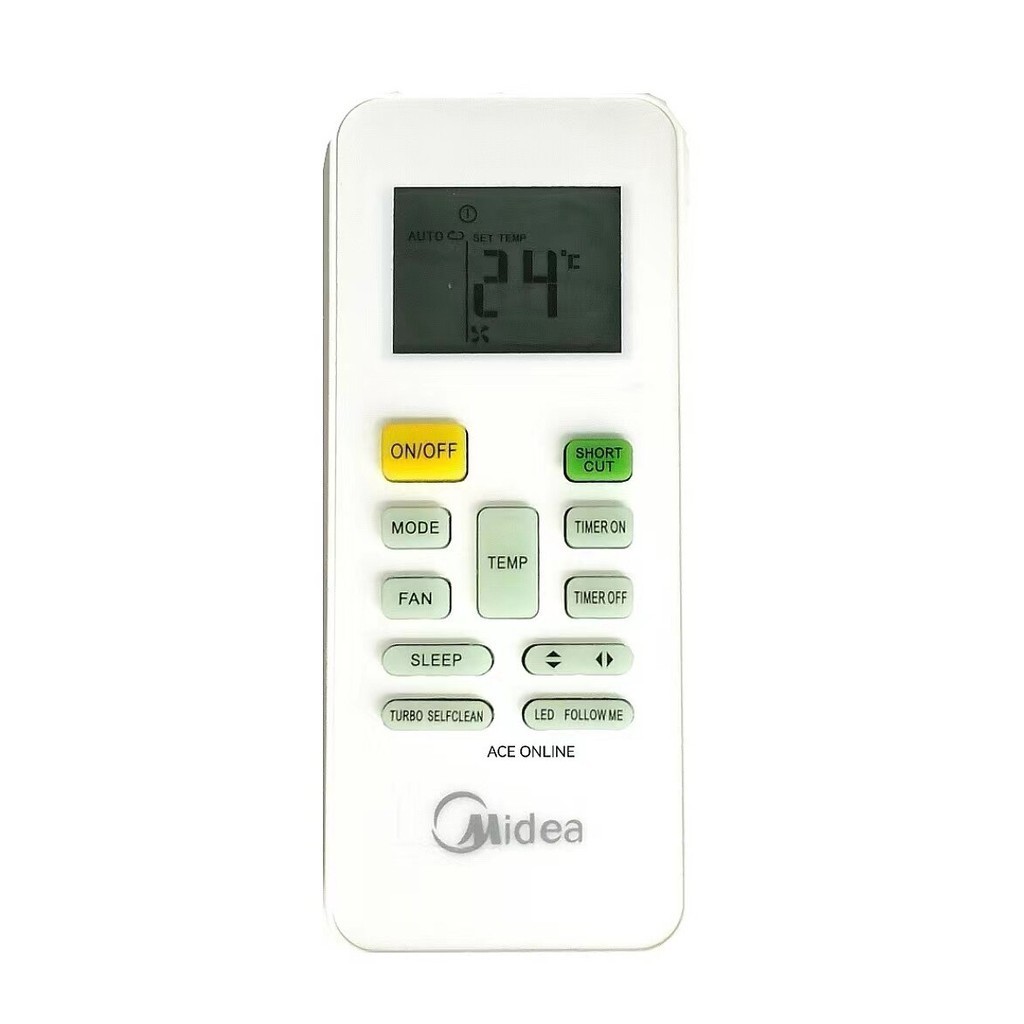 Midea Air Conditioner Remote Control Replacement For RG52B/BGE RG52B ...