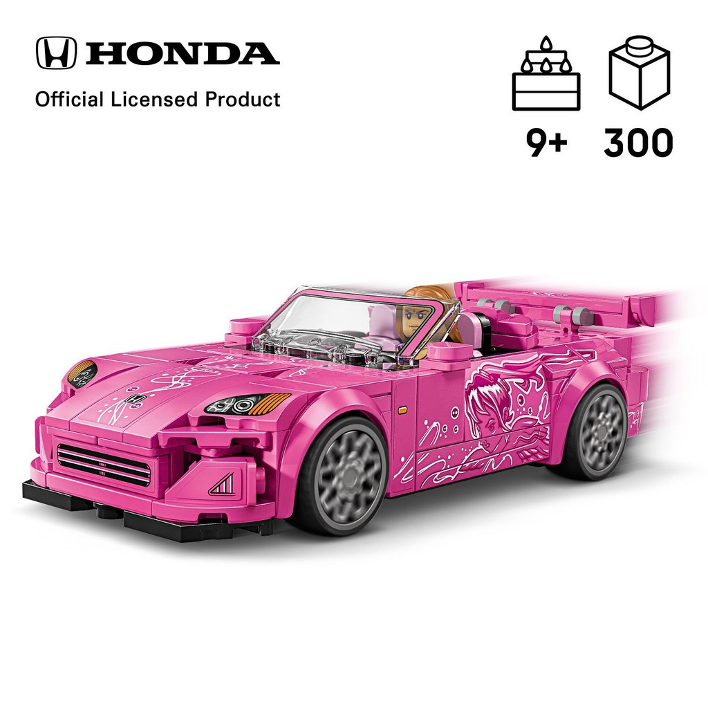 LEGO 77241 Speed Champions 2 Fast 2 Furious Honda S2000 Building Toy ...
