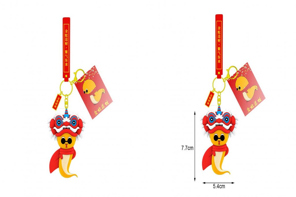 Silicone Snake Keychain Eye-catching Keychain 2025 Year of the Snake ...