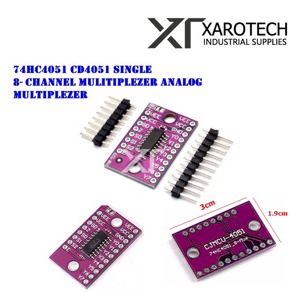 74HC4051 8 channel Analog Multiplexer Selector Module Multiplexers Distributor Resolver CJMCU ...