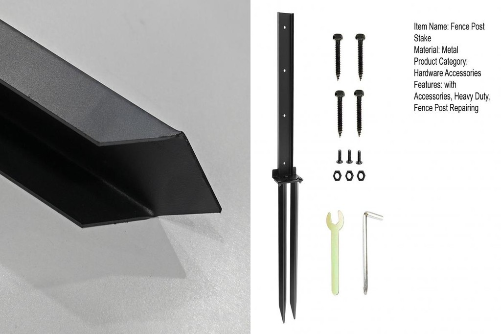 Steel Fence Post Support Fence Post Ground Spike Steel Fence Post ...