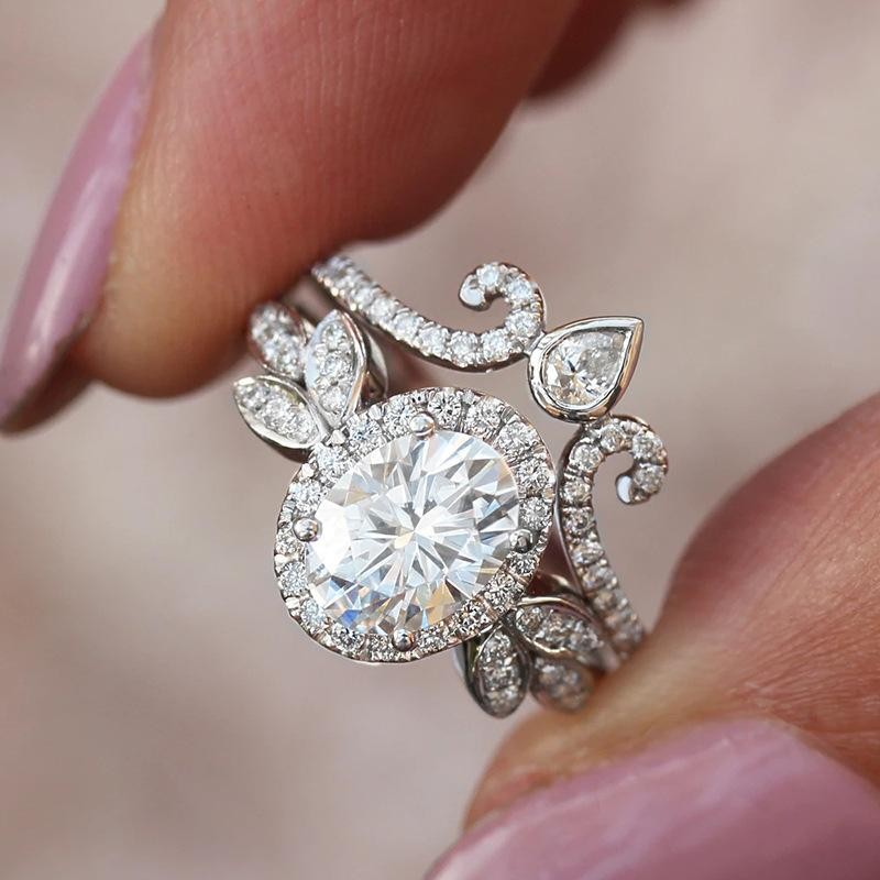 Cincin diamond Minimalist cincin silver 925 original Romantic Ring ...