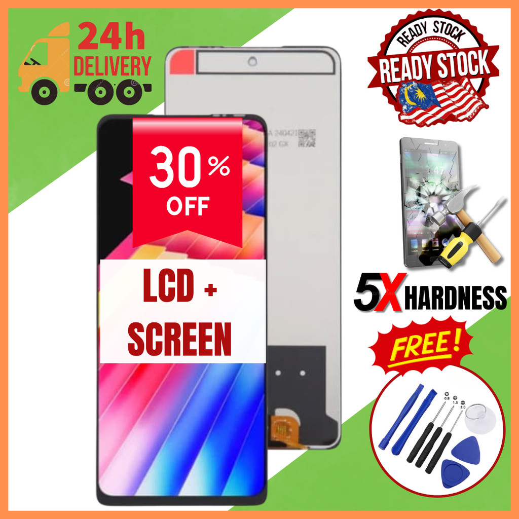 LCD Infinix Hot 50i 50 5G 40i 40 Pro 30i 30 20i 20 12 11 10i 10 9 Play ...