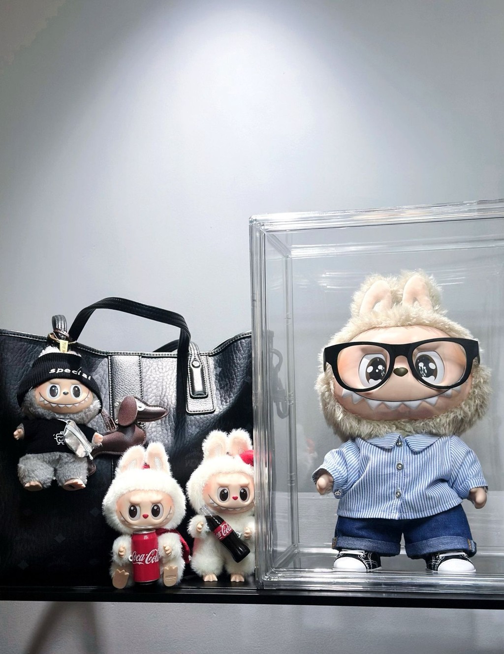 【Ready Stock】acrylic display box large popmart storage box Applicable ...