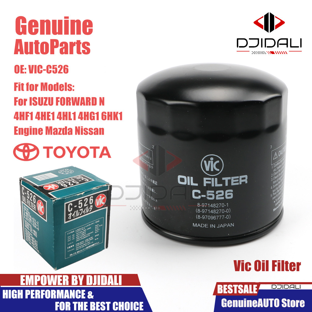 new vic oil filter c-526 forforward n 4hf1 4he1 4hl1 4hg1 6hk1 engine ...