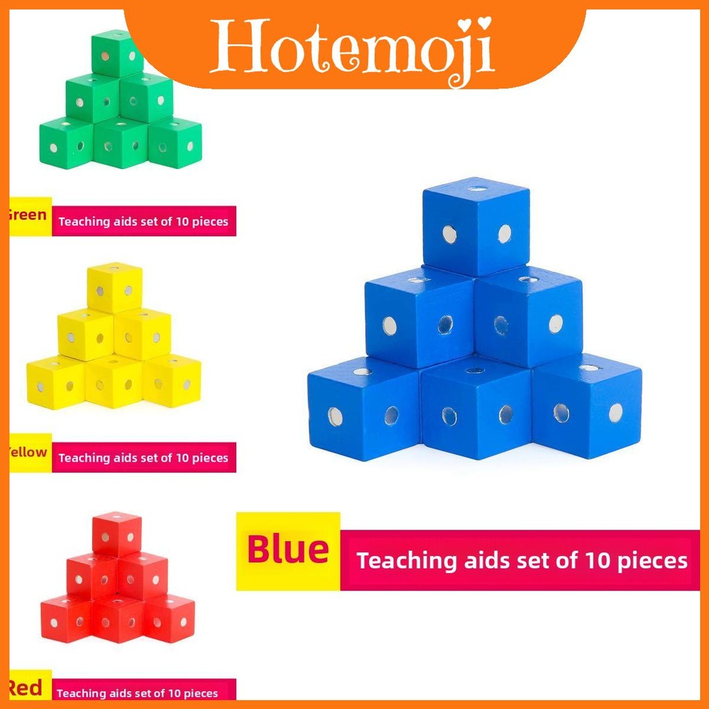 Cube Magnetic Math Blocks Educational Toy Crafted From Eco-friendly For ...