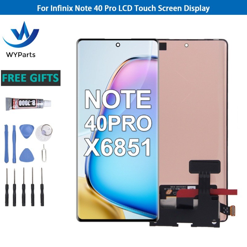 For Infinix Note 40 Pro X6851 LCD Display Touch Screen Replacement ...