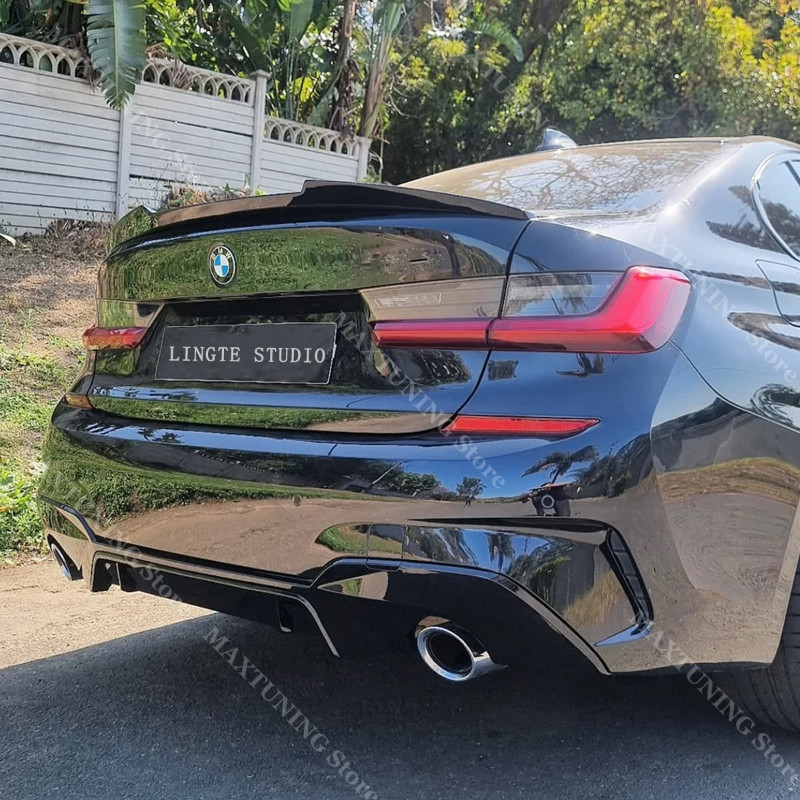 M3 M4 Style Rear Trunk Spoiler Wing Tuning For BMW 3 Series G20 320i ...