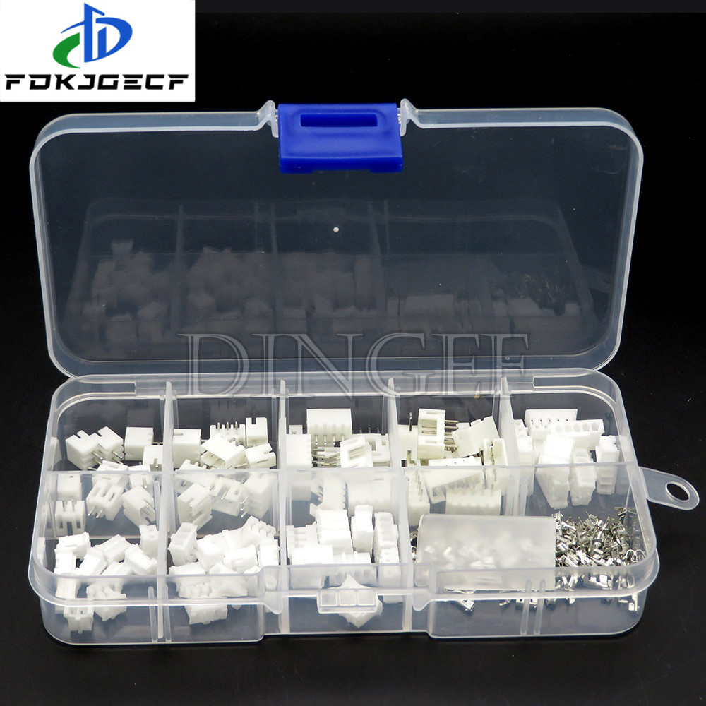 230PCS/lot PH2.0 2p 3p 4p 5 pin 2.0mm Pitch Terminal Kit Housing Pin Header JST Connector Wire ...