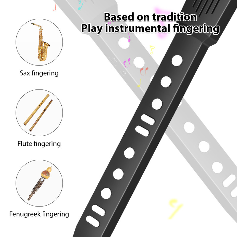 ENO Electric Flute Saxophone Portable Automatic Vibration Digital Wind ...