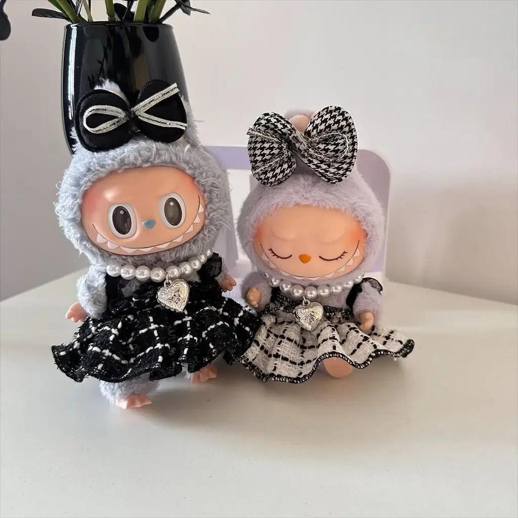 17cm Labubu Doll Clothes Outfit Accessories For Korea Kpop Exo Labubu ...