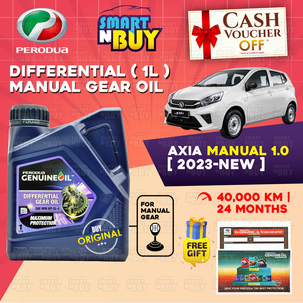 Perodua Gear Oil SAE GL4 Original Minyak Gearbox Manual Kereta Perodua ...