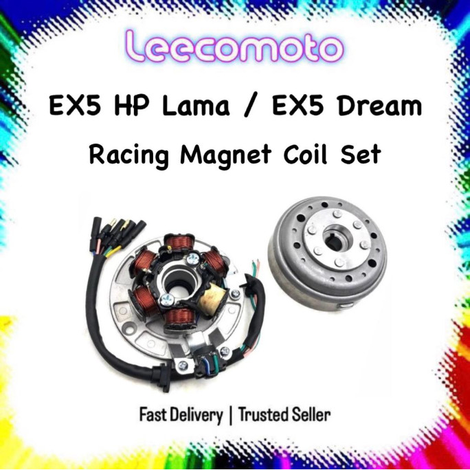 Honda EX5 HP High Power Old Lama / EX5 Dream Racing Magnet Coil Set ...