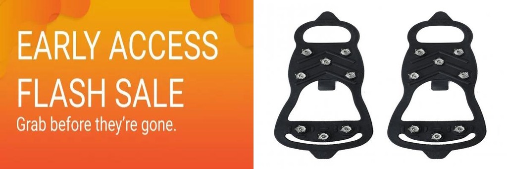 Silicone Binding Shoe Claws Easy-to-use Shoe Grippers Anti-slip Snow ...