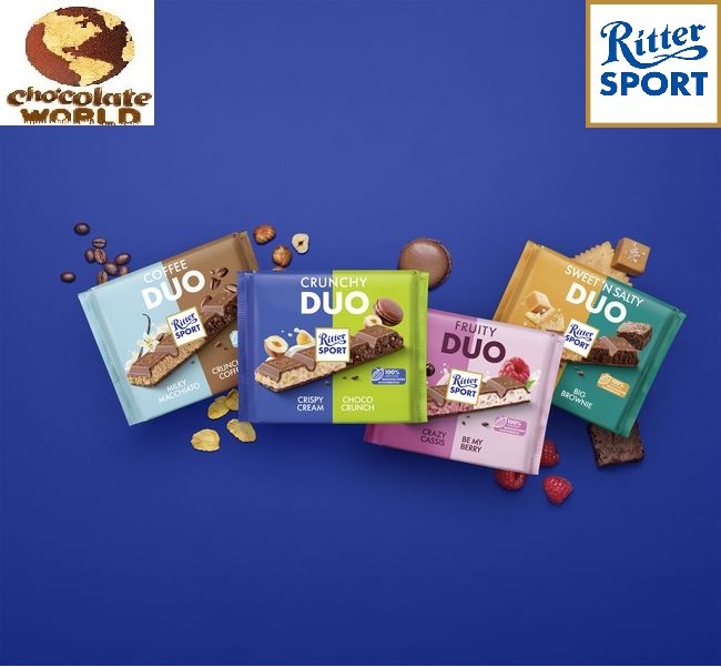Ritter Sport Duo Flavor Chocolate Bar 218g Full Family | Shopee Malaysia