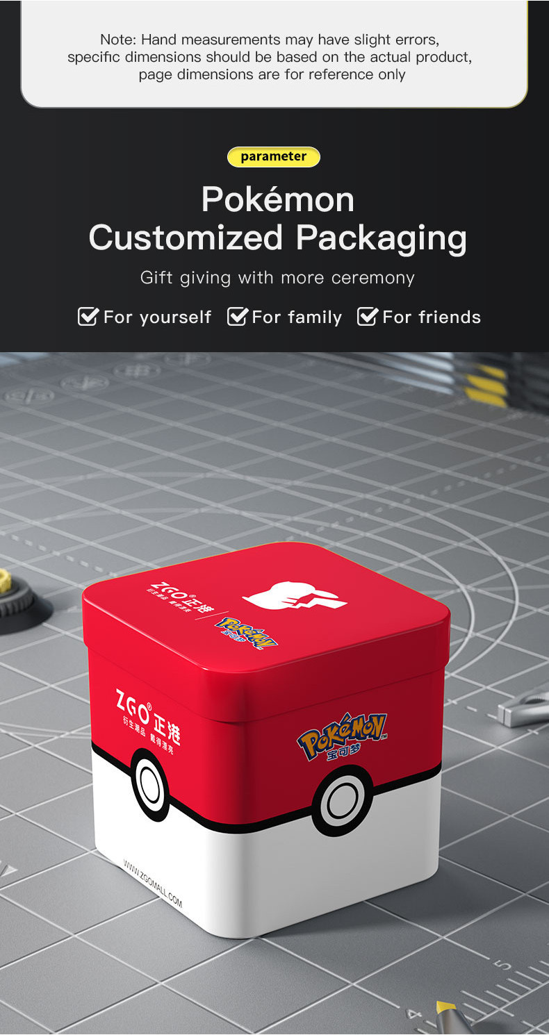 ZGO Pokémon Kids Watch For Students Sports Luminous Waterproof Digital ...