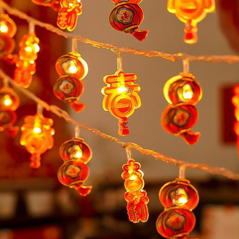 3/2/1.65M CNY Lights Hanging Ornament Spring Festival Blessing ...