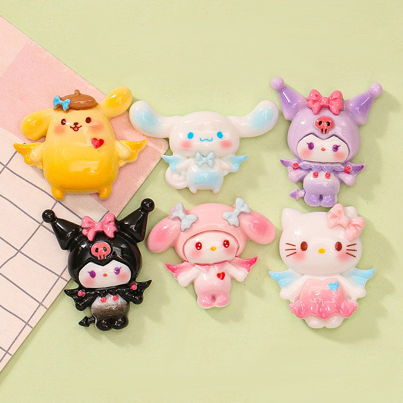 Cute Innamoroll Jibbits Kuromi Jibbitz Charm Devil and Angel Jibitz ...