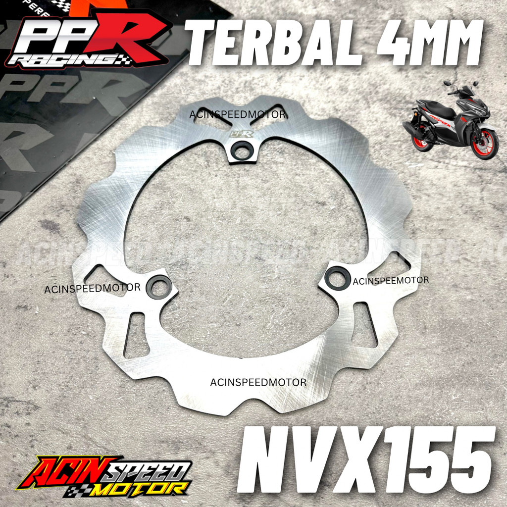 “TERBAL 4mm” PPR RACING DISC GALFUR NVX155 230mm 260mm/ NMAX NVX DISC ...