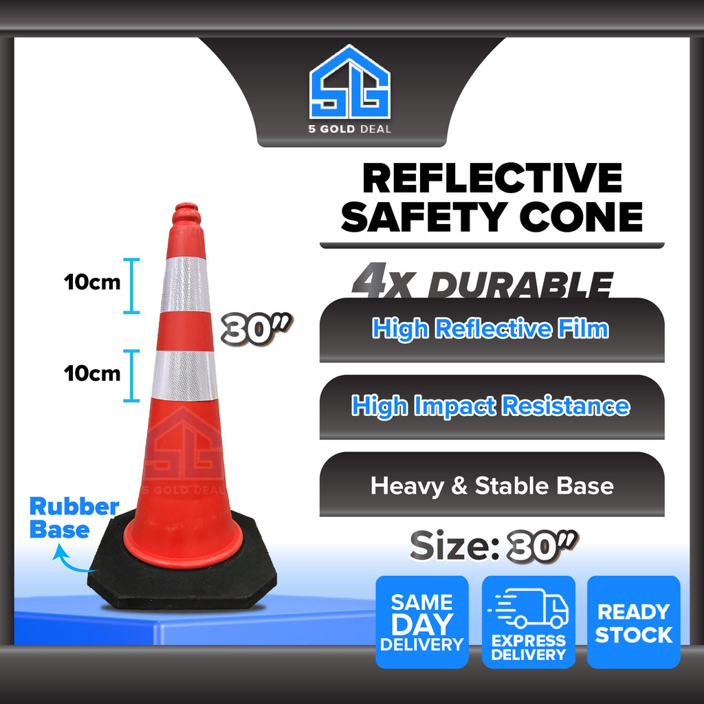 PVC Reflective Signal Warning Safety Cone Reflective Line Traffic Cone ...