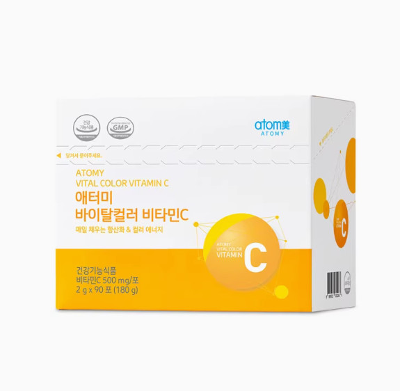 *EXP:2027* VITAL COLOR VITAMIN C ** Atomy vitamin c 500mg (2g x 90 ...