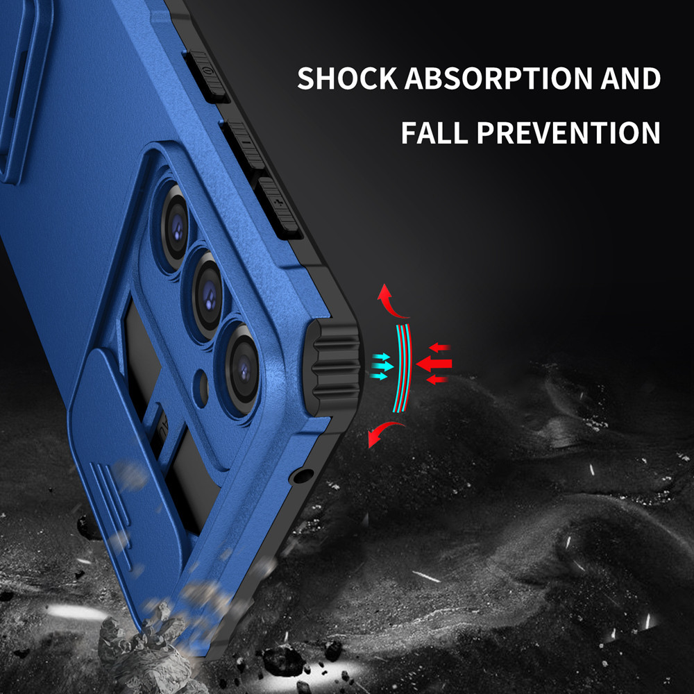 KEYSION Shockproof Armor Case for Samsung A56 A36 5G Slide Camera Lens ...