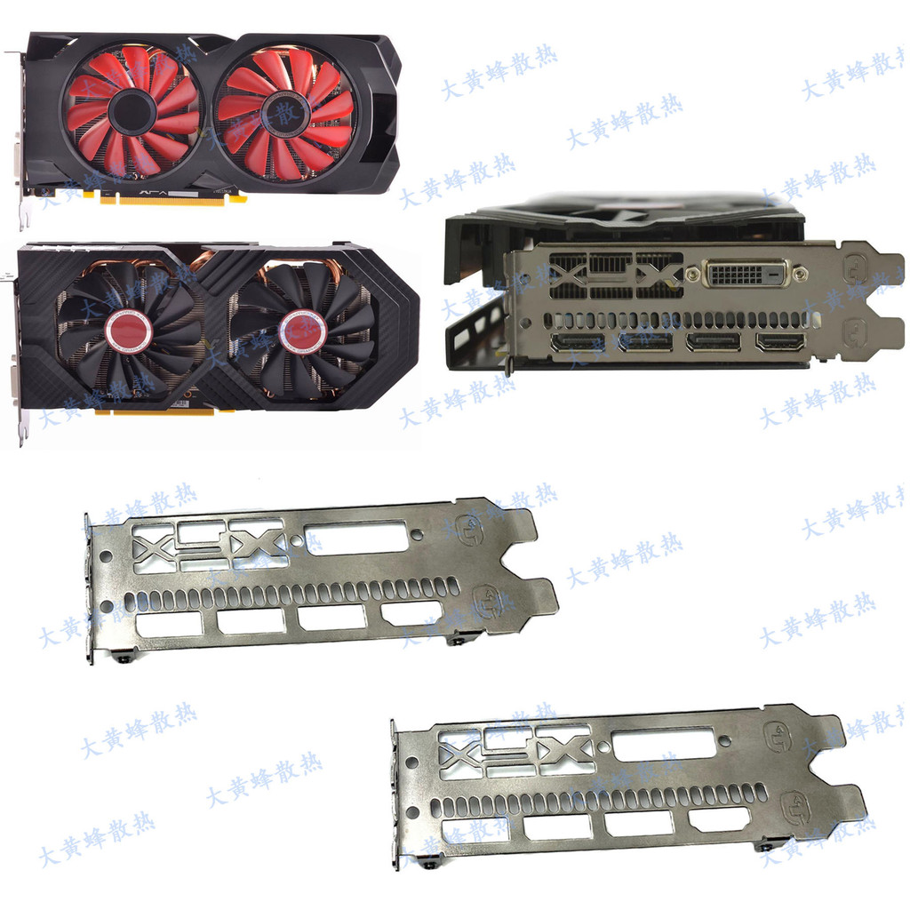 Brand New XFX/Signal View RX590 580 570 480 470 Black Wolf Version ...