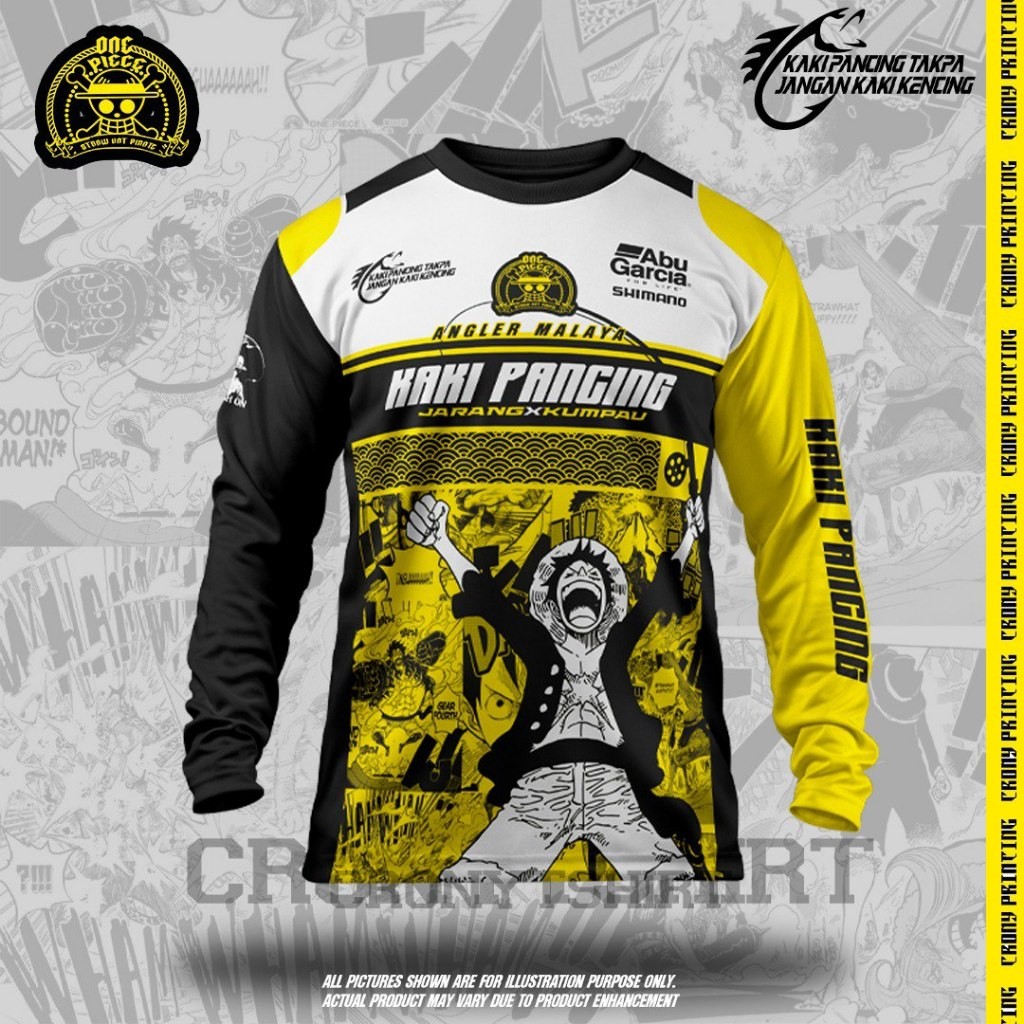 Angler Malaya One Piece Kaki Pancing Jarang X Kumpau Sublimation Tshirt ...