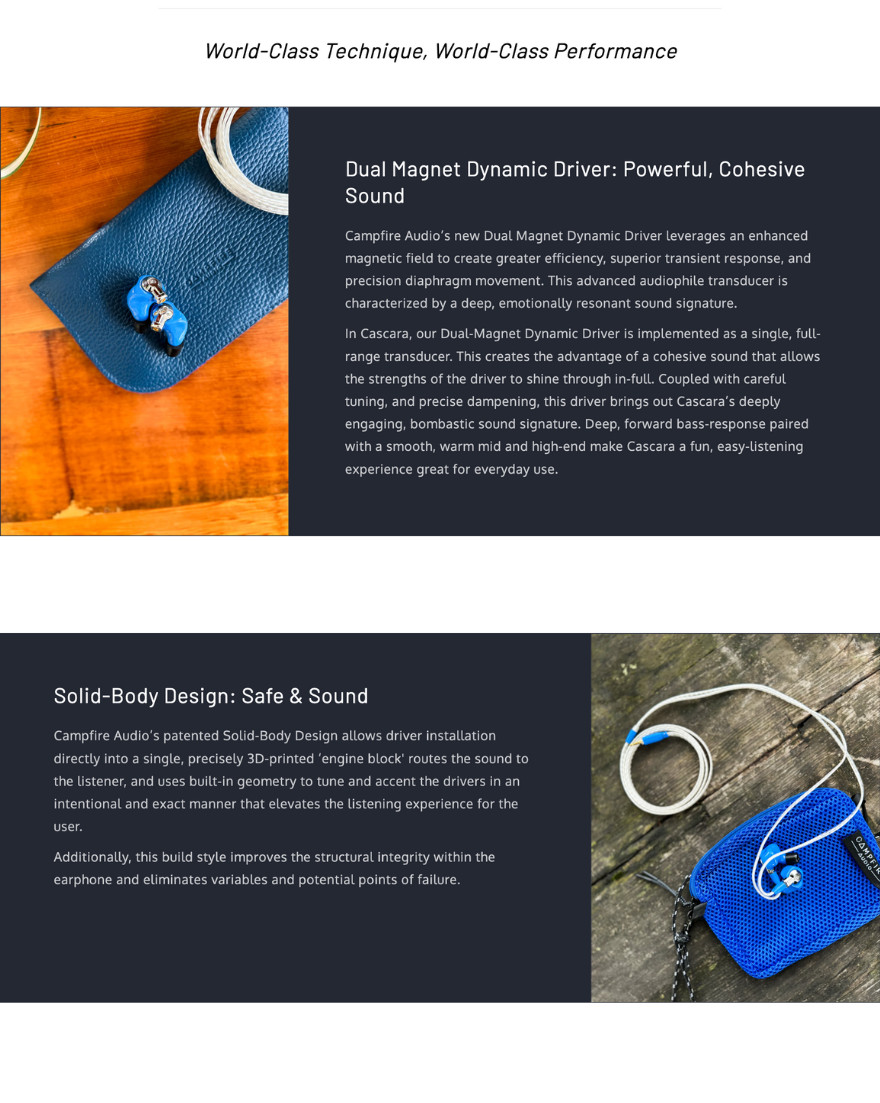 Campfire Audio Cascara, In-Ear Monitors: 10mm Full-Range Dynamic Driver ...