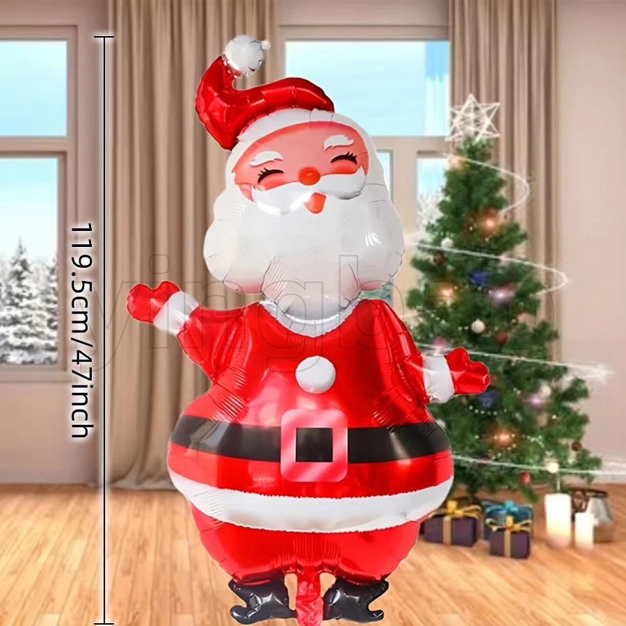 Santa Claus Foil Balloons - Extra Large 60 Inch Santa Claus Balloons ...