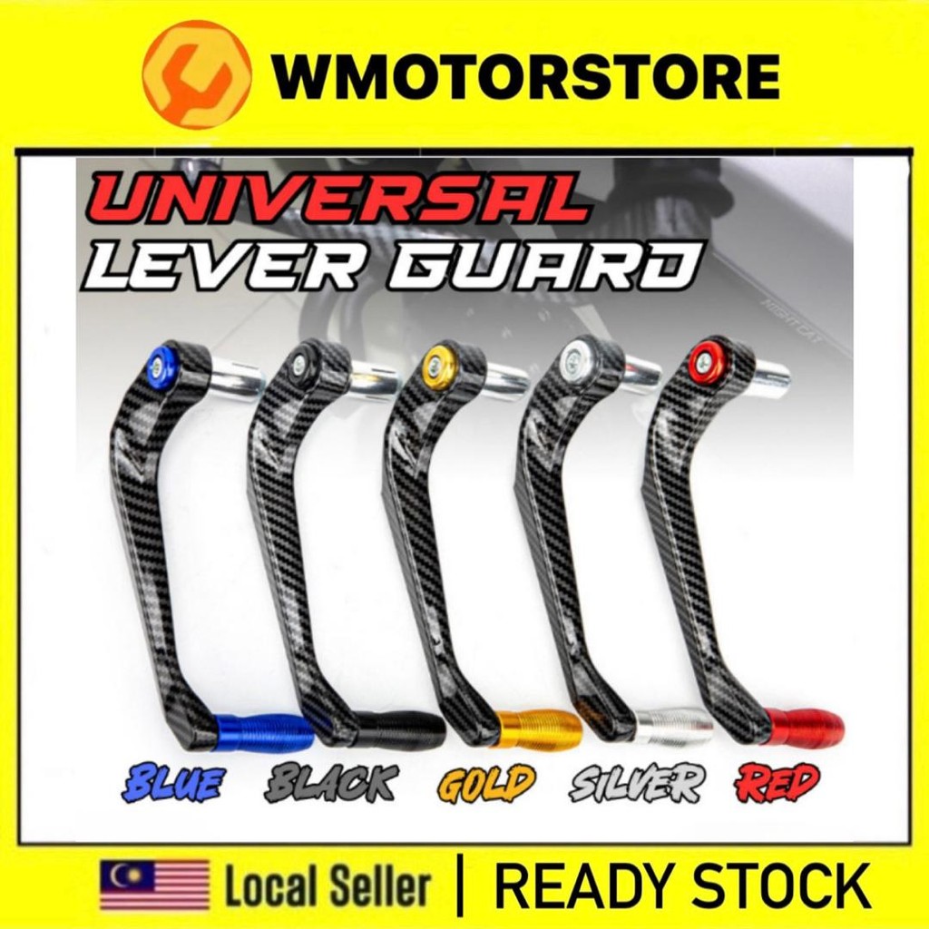 Universal Lever Guard Lightech Design Carbon Fibre Y15 RS150 LC135 R15 ...