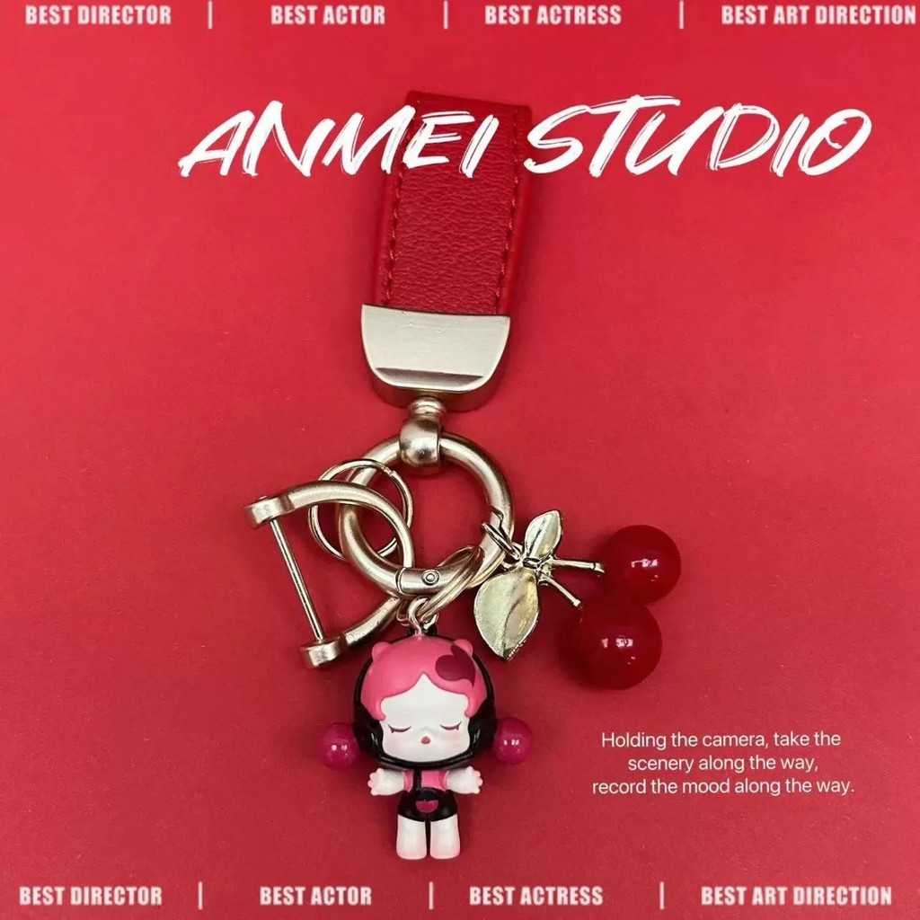 New Product Pop Mart Hug Cute Pellets dimoo Car Keychain Bag Pendant ...