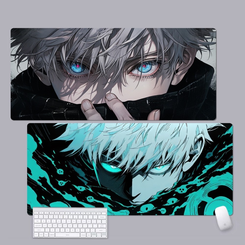 Anime Jujutsu Kaisen Gojo Satoru Mousepad Custom Skin Cartoon Anime ...