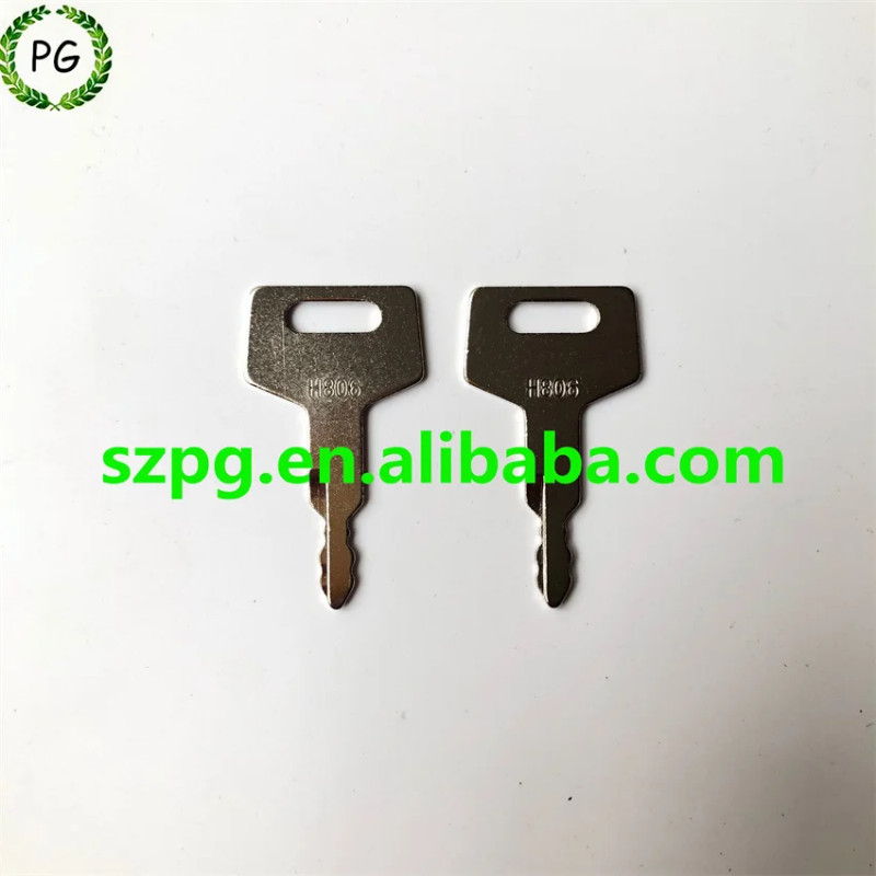 2PCS H806 Key for Takeuchi Excavator Track Loader BU1698X2 Open Door ...