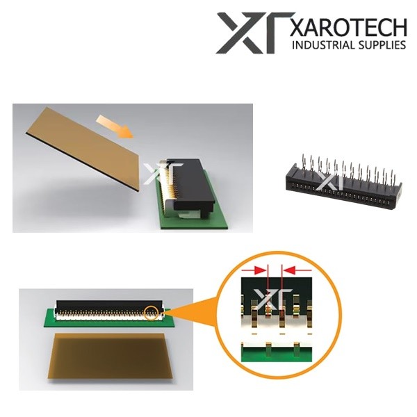 Adam Tech PCB-B-XX-SA-25 (15-Pins) LIF Flex Circuit Connector Flexible ...