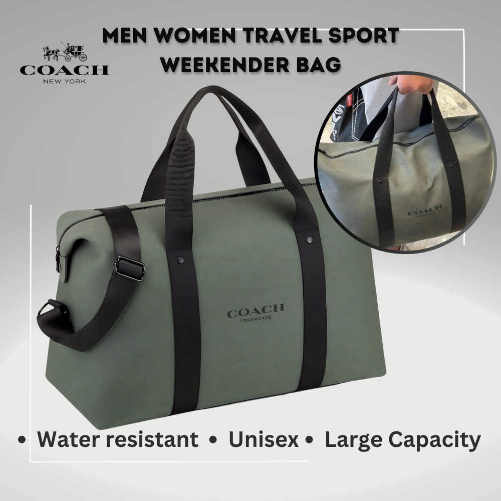 Coach Fragrance Large Gym Weekender Hand Carry Duffle Travel Bag 旅行包 ...