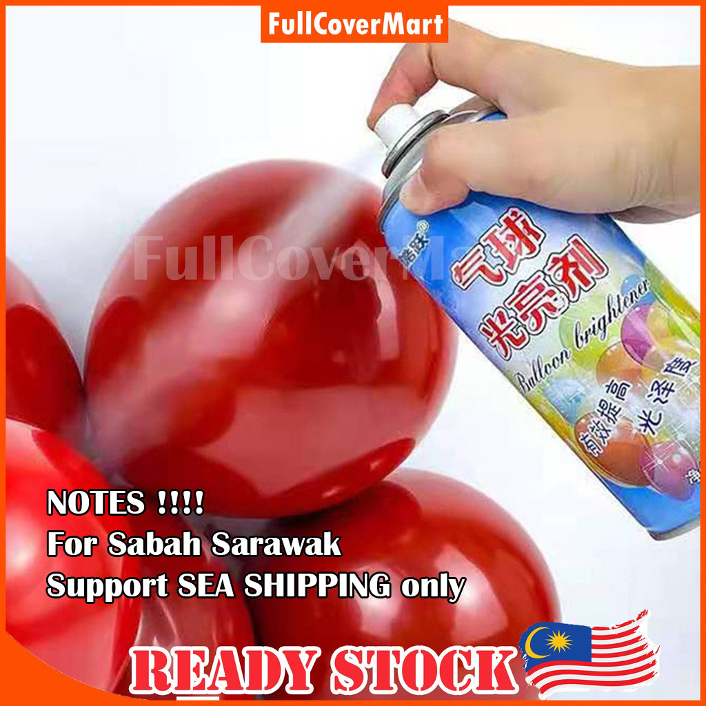 (HM76) 1 Bottle Balloon Brightener Polisher Shine Spray Spray Kilat ...